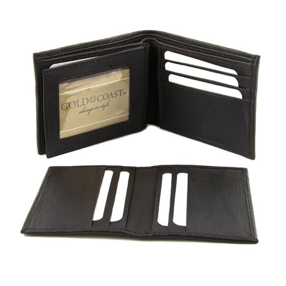 Gold Coast | Bags | Gold Coast Mens 4piece Brown And Black Leather ...